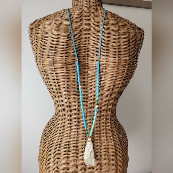 Serefina | Jewelry | Nwt Serefina Anthropologie Silk Tassel Shades Of ...
